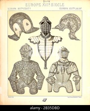 Clothing, fashion, knights costumes in the late Middle Ages, from the ...