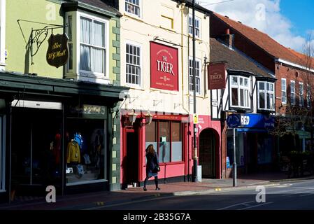 The Tiger pub in Driffield, East Yorkshire, England UK Stock Photo - Alamy