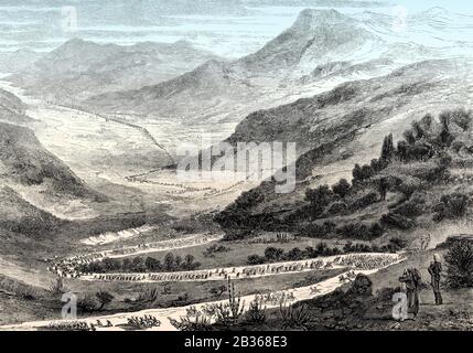 Puebla, Mexico, Second Franco-Mexican War, 1863 Stock Photo - Alamy