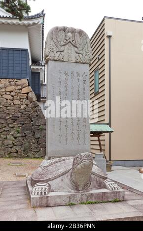 Statue of Tokugawa Ieyasu in Okazaki Castle, Japan. Ieyasu (1543-1616 ...