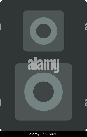 woofer icon illustrated in vector on white background Stock Vector ...