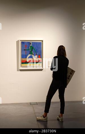 Kazimir Malevich painting, Pompidou Centre, a museum of modern art ...
