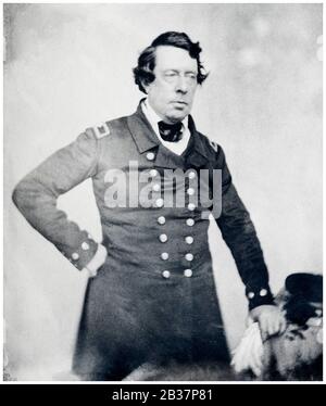 Commodore Matthew Perry, Commander of the US expedition to Japan 1853 ...