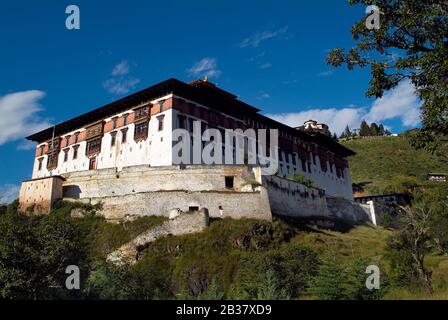 Bhutan, Paro. Ta Dzong aka Taa Dzong, fortress and watchtower ...