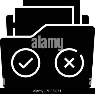 Black and white pile of office folders vector Stock Vector Image & Art ...