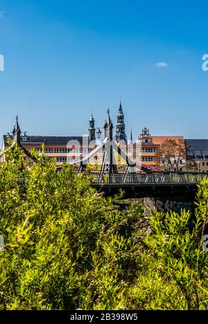 Old streets and square of Zwickau, Germany, August 2017 Stock Photo - Alamy