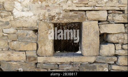 Ruins of an uninhabited village of Yesa in Navarre Stock Photo - Alamy