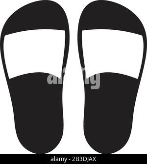 Slippers Vector Icon Sign Icon Vector Illustration For Personal And ...