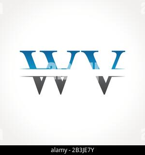 WV Letter Logo Design. Initial letters WV gaming's logo icon for ...