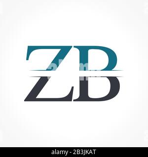 Initial ZB Logo Design Vector Template. Creative Letter ZB Business Logo Vector Illustration ...
