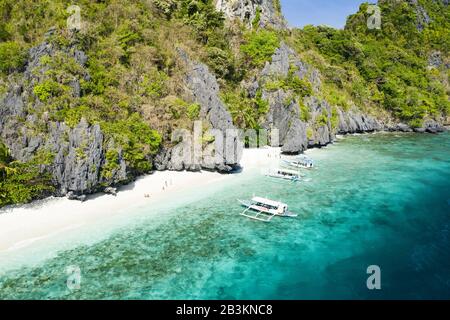 Entalula Beach, El Nido, Palawan, The Philippines Stock Photo - Alamy