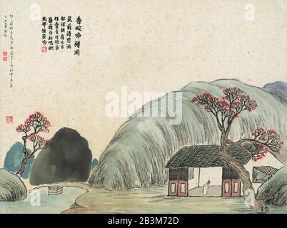 Qi Baishi Freehand Landscape Painting Stock Photo - Alamy
