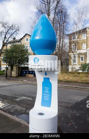 A water droplet design, Thames Water / Mayor of London public drinking ...