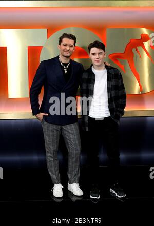 Matthew Morrison and Harrison attending The Greatest Dancer photocall ...