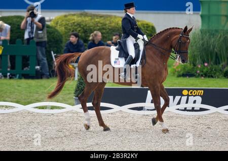 Debbie Mcdonald (USA) riding Brentina - World Equestrian Games, Aachen ...