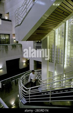 Texas: Interior of 3M Austin Center. ©Bob Daemmrich Stock Photo - Alamy