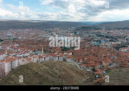 Aerial wiev to the Cankiri province of Turkey Stock Photo - Alamy