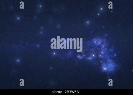 Dorado star constellation, Night sky, Cluster of stars, Deep space ...