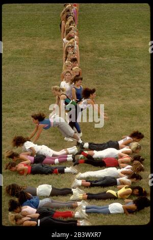 San Marcos Texas USA: Southwest Texas State University Strutters dance ...