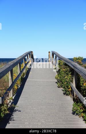 Town Neck Beach, Cape Cod Bay, Sandwich, Cape Cod, Massachusetts, New ...