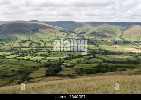 vale of edale derbyshire peak district national park england uk gb ...