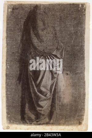 LEONARDO DA VINCI. DRAPERY FOR A STANDING FIGURE Stock Photo - Alamy