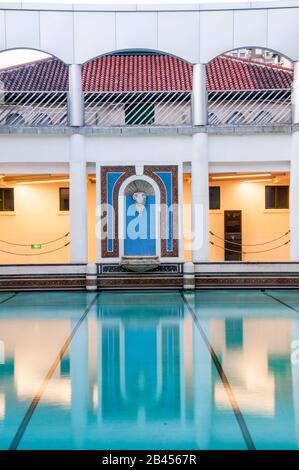 The outdoor swimming pool in the Columbia Circle F&B destination in ...