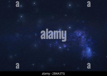 Indus star constellation, Night sky, Cluster of stars, Deep space ...