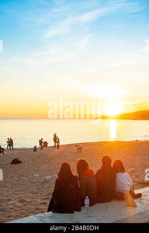 France, Cote D'Azur, Cassis,Sunset at Cap Canaille Stock Photo - Alamy