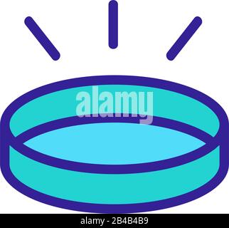 Gold smelting icon vector. Isolated contour symbol illustration Stock ...