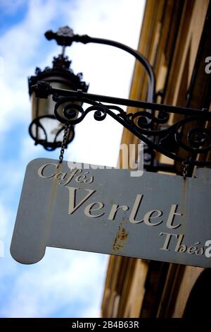France, Paris, Cafe verlet paris Stock Photo - Alamy