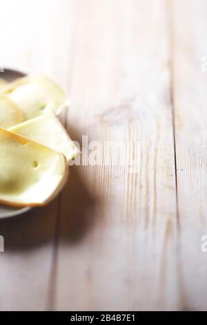 Melted cheese, mango beef raclette Stock Photo - Alamy