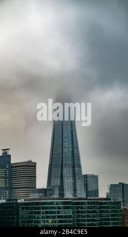 The Top Section Of The Shard Building London, UK Stock Photo - Alamy