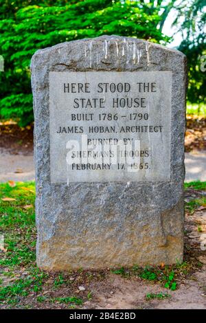 Columbia South Carolina home of the Statehouse Capital building with a ...