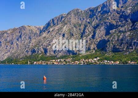 The Small Village Of Dobrota Montenegro Stock Photo - Alamy