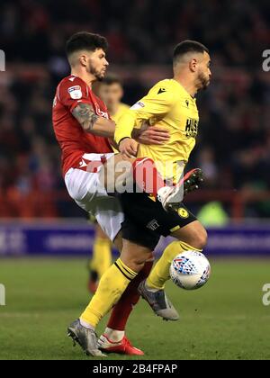 Tobias Figueiredo of Nottingham Forest during the Sky Bet Championship ...
