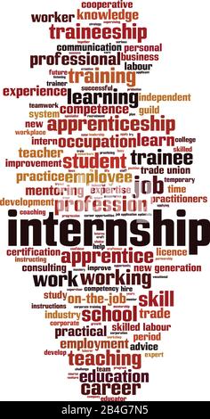 Apprenticeship word cloud concept. Collage made of words about ...