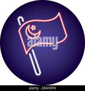 Turkey shape neon icon Stock Vector Image & Art - Alamy