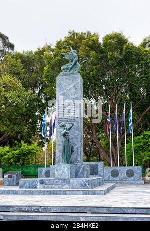 Heraklion, Crete Island / Greece. Statue of Eleftherios Venizelos in ...
