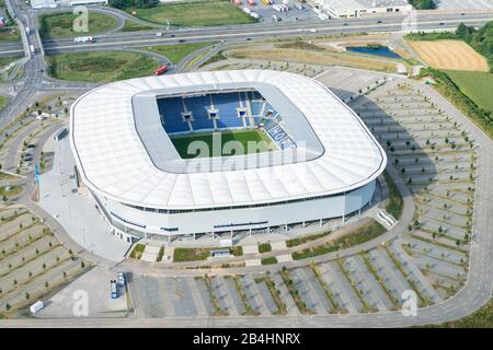Aerial view of the PreZero Arena football stadium TSG 1899 Hoffenheim Stock Photo Alamy