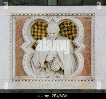The 14th century facade by Andrea Orcagna and Taddeo Gaddi including ...