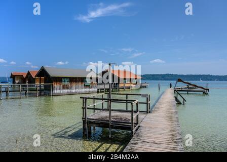 Deutschland, Bayern, Oberbayern, Fünfseenland, Starnberger See ...