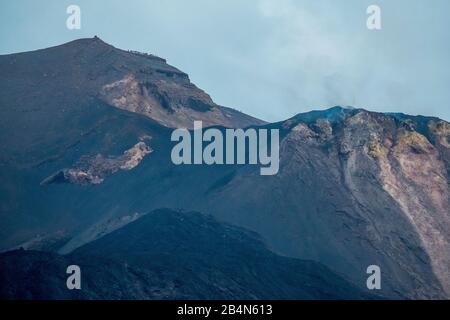 Hike to the summit of Stromboli volcano, Lipari, Aeolian Islands ...