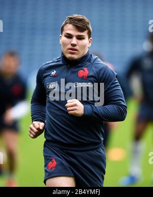 France's Antoine Dupont during a captain's run at the Allianz Stadium ...