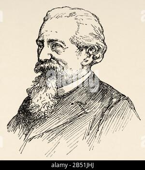 José Zorrilla y Moral (1817-1893). Poeta y dramaturgo español, autor ...