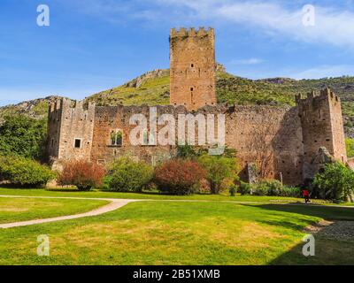 The Ninfa Garden with Historic Ruins and Blooming Flowers, Cisterna di ...