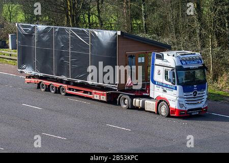 Static caravan Haulage delivery trucks, lorry, transportation, truck ...