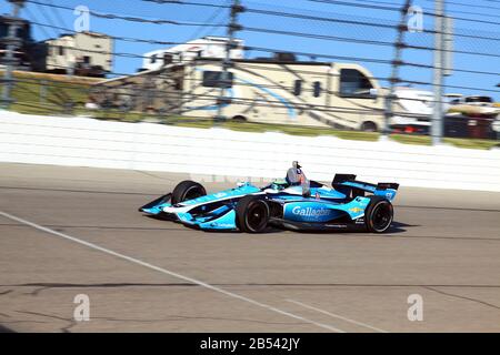 Conor Daly (59) during an IndyCar auto race at World Wide Technology ...
