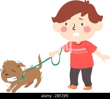 angry boy cartoon illustration isolated on white Stock Photo - Alamy