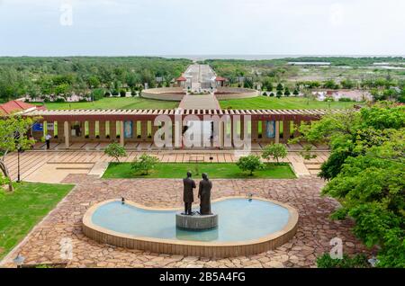 Complete layout view of Kranti Teerth, Shyamji Krishna Varma Memorial ...